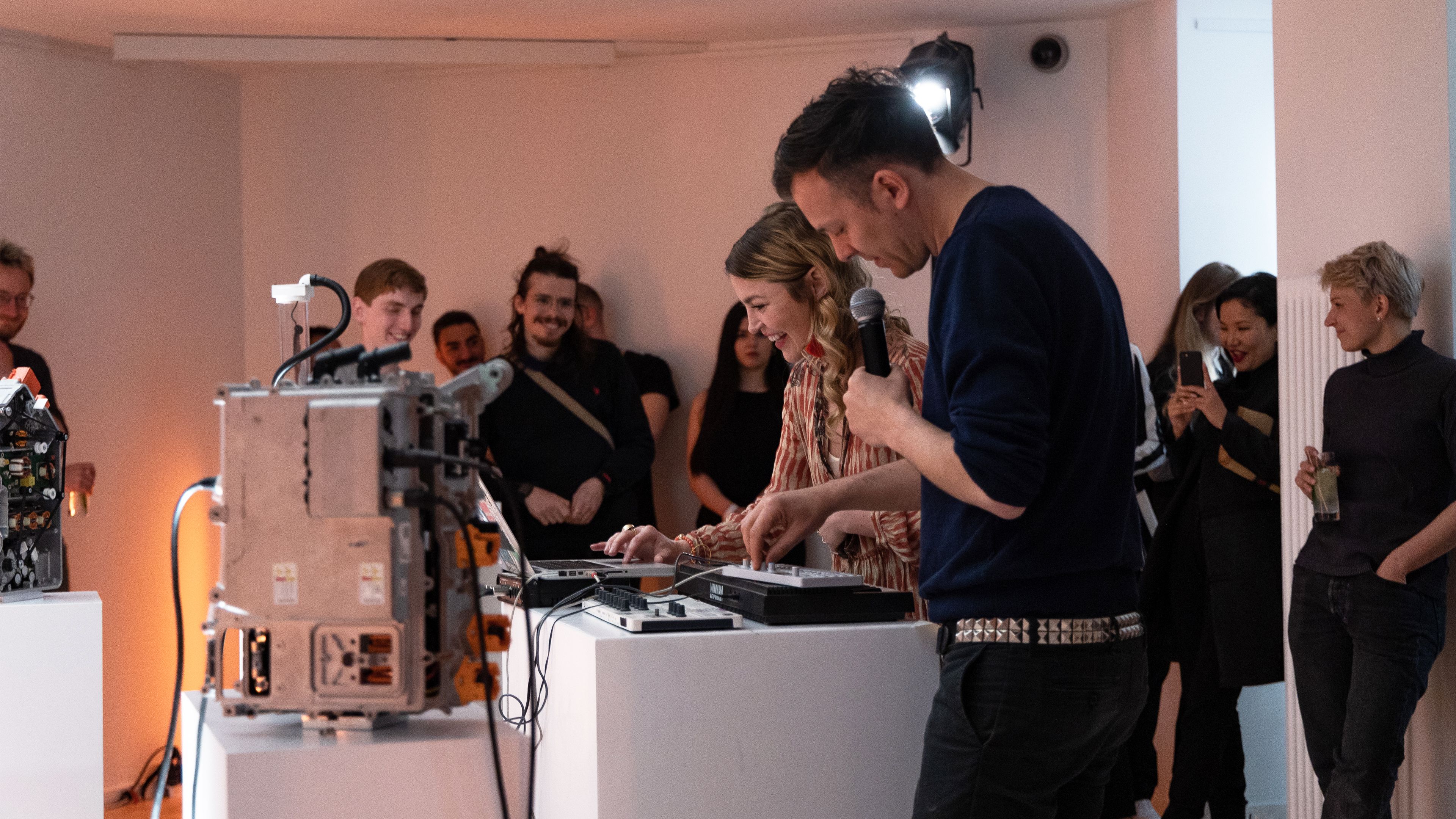 Making music with music-making robots: Moritz in Polestar Berlin