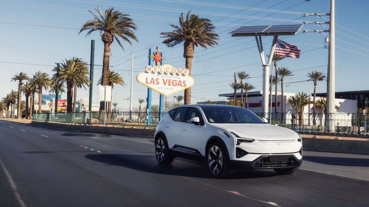 Google Maps and Polestar 3: Using send-to-car for a Vegas road trip
